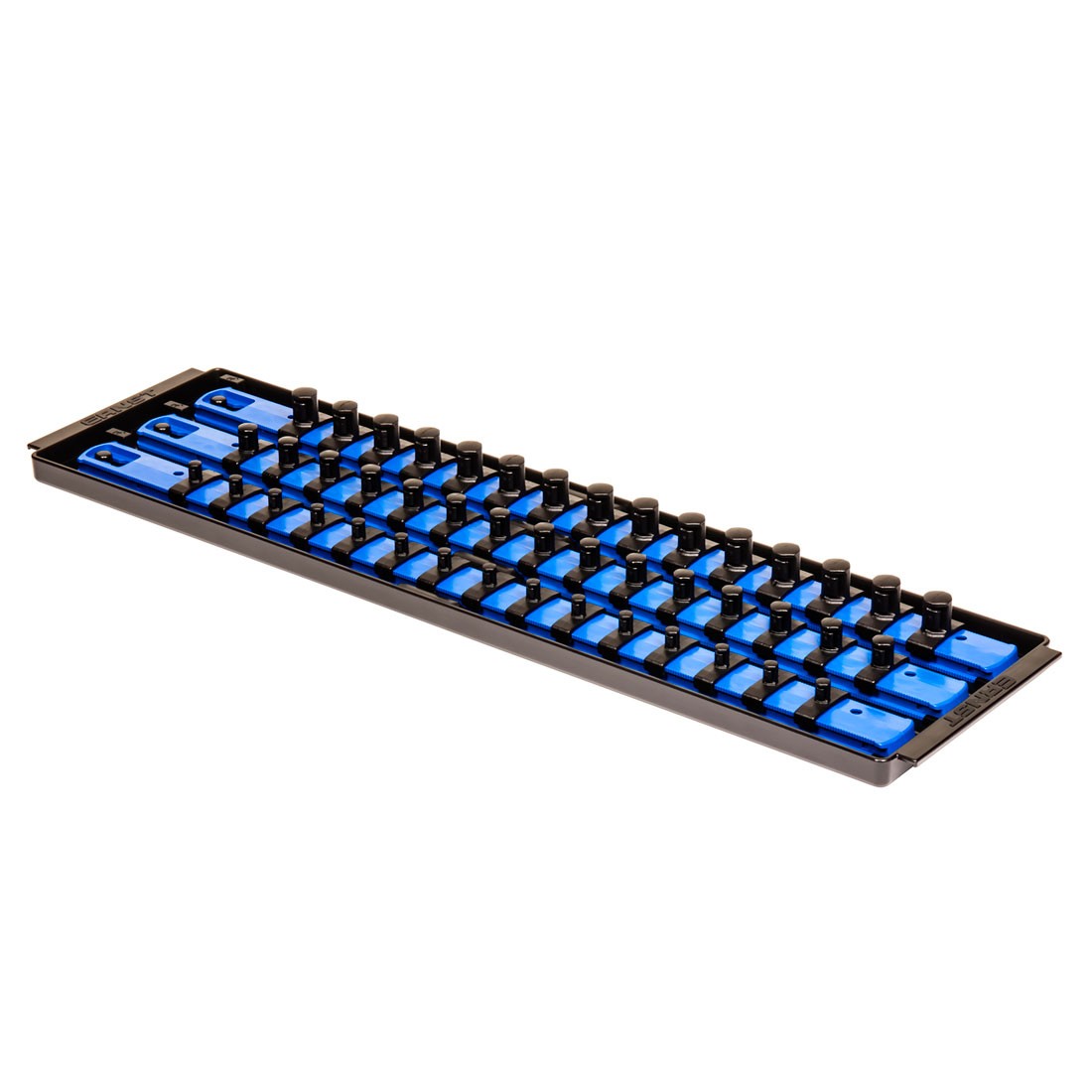 8451 3 Rail Twist Lock Socket Boss 18 Blue 8451